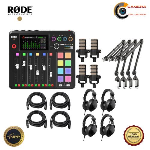 Jual RODE RodeCaster Pro II Ultimate Podcaster Bundle Four-person ...
