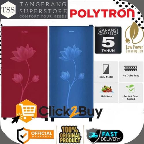 Jual KULKAS POLYTRON PRB-189 PRB189 PRB 189 KULKAS 1 PINTU LEMARI ES 1 ...