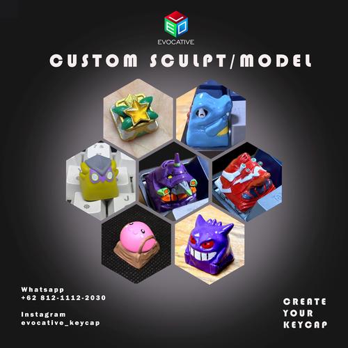 Jual Custom Sculpt Artisan Keycap - Kab. Bogor - Official Evocative | Tokopedia