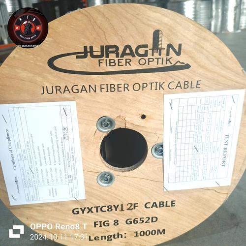 Jual kabel fig 8 12 core / kabel 12 core fig 8 / fig 8 12 core 1km ...