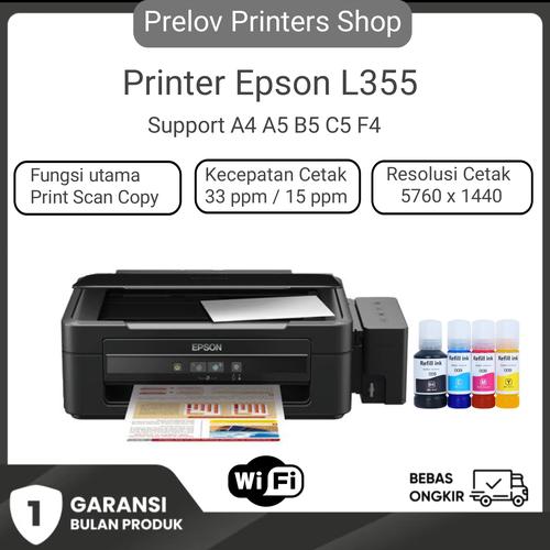 Jual Printer Epson L355 Wifi - Print Scan Copy Multi-fungsi - Jakarta ...