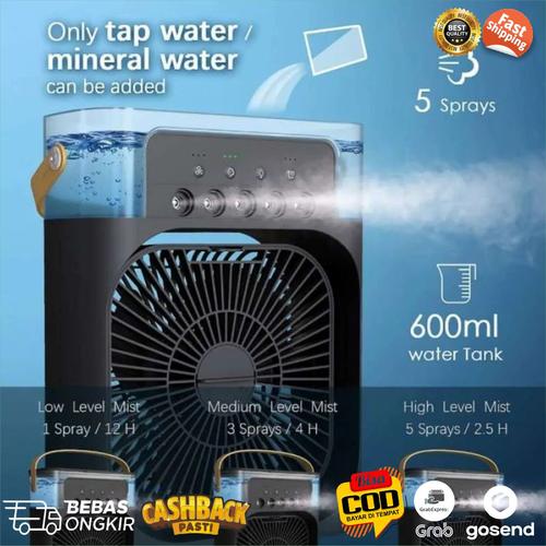 Promo air cooler kipas angin pendingin udara portable diffusser mist ...