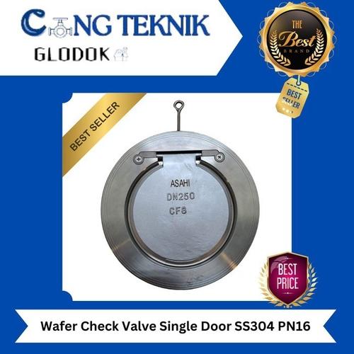 Promo ASAHI Wafer Check Valve Single Door SS304 6" Inch / DN100 ...