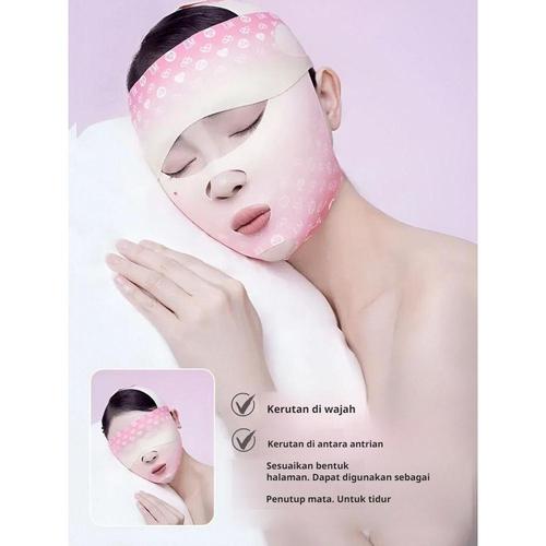 Jual Mask V face bandage tighten nasolabial folds Facial lifting mask ...