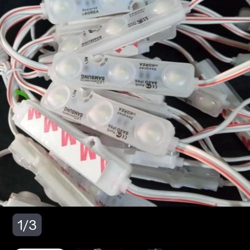 Jual lampu LED modul 3 mata saso samsung 12V 1.5W ip68 putih - Kota ...