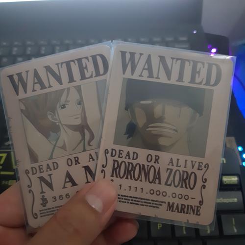 Jual Kartu Bounty Chatime X One piece SET - Bounty Nami dan Bounty zoro ...
