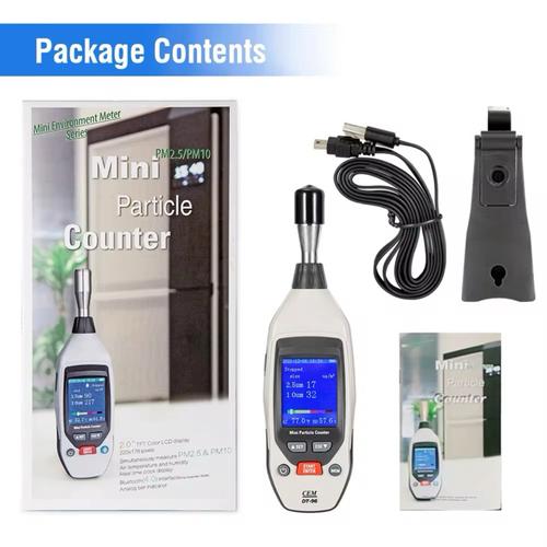 Jual Particle Counter CEM Instruments Debu Polusi Tester DT-96 Meter ...