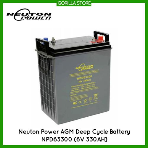 Jual Neuton Power MF VRLA DEEP CYCLE AGM Battery NPD63300 6V 330AH ...