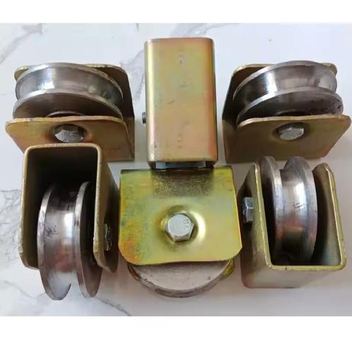 Jual roda pagar/ roda gerbang/roda besi 4 inchi besi super ( rel behel ...