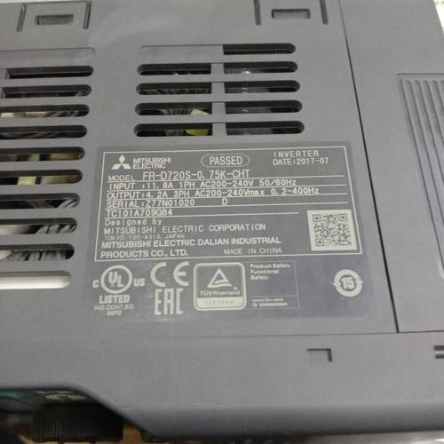 Jual Inverter Mitsubishi Fr-D720S-0.75K-Cht 0,75Kw 220V | Mitsubishi - Kab. Tangerang - Mustika ...
