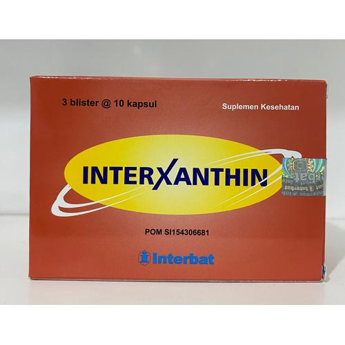Jual INTERXANTHIN 4 MG BOX 30 KAPSUL/MULTIVITAMIN/VITAMIN & SUPLEMEN ...