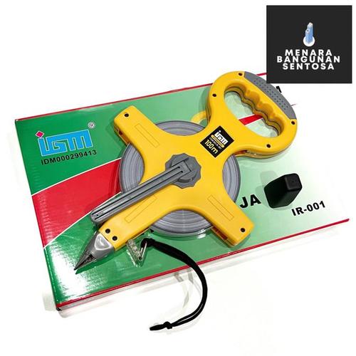 Jual Rol Meter Plat Baja Igm 30 50 100 Meter - Meteran Gulung Tancap ...