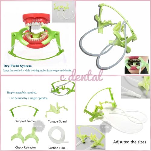 Jual Dental Ortho Bleaching Dry Field Retractor With Suction Tube ...