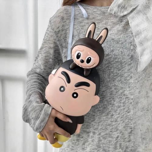 Jual labubu Crayon Shin-chan Anime figure blind Box Nohara Shinnosuke ...
