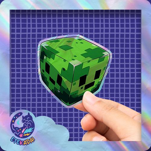 Jual Stiker Hologram Game Minecraft Creeper - Jakarta Barat - etekadai ...