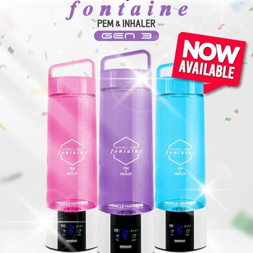 Jual HYDROGEN FONTAINE TWIN BOTTLE EDITION MESIN AIR DAN INHALASI ...