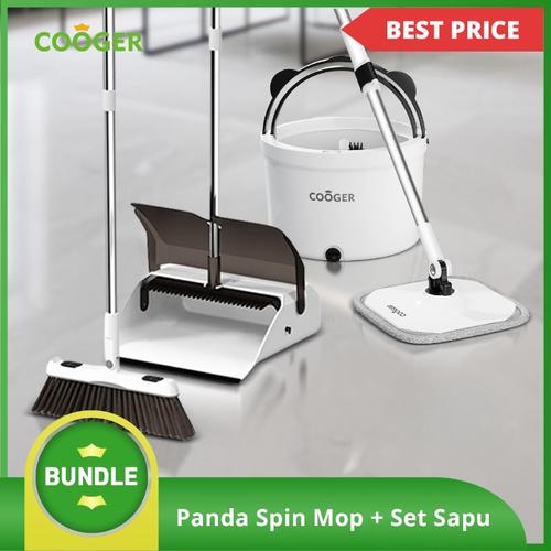 Promo COOGER BUNDLE Panda Spin Mop Dengan Set Sapu - Kab. Bekasi ...