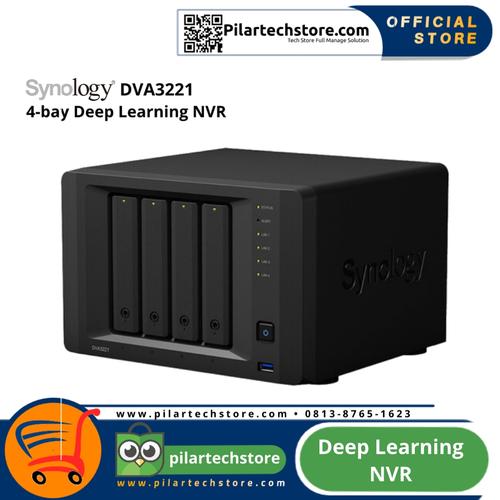 Jual SYNOLOGY DVA3221 4-bay Deep Learning NVR - Jakarta Selatan - PilarTechStore | Tokopedia