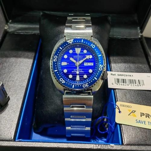Promo SEIKO PROSPEX TURTLE SAVE THE OCEAN SRPC91 SRPC91K1 PADI DIVER ...