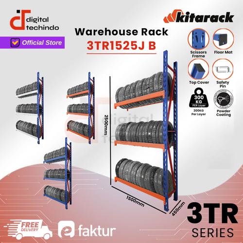 Promo KITARACK 3TR1525J Tire Rack Jointer Biru Series Rak Ban Motor ...