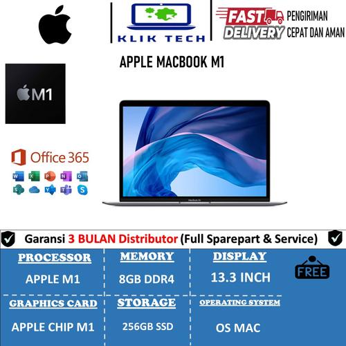 Jual APPLE MACBOOK AIR MGN63 M1 8GB 256GB 13.3 RETINA MACOS SPACE GREY ...