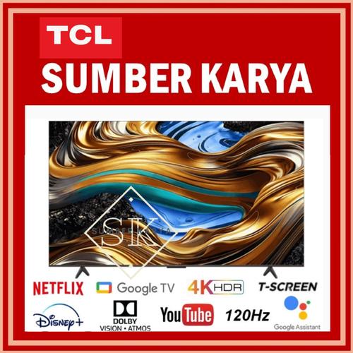 Promo TCL 75P755 EDGELESS 75 inch UHD 4K SMART LED Google TV HDR10 ...