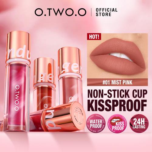 Promo O.TWO.O Matte Lipstick Lipcream Make Up Transferproof Tahan 16 ...