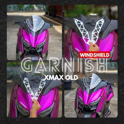 Jual Garnish windshield visor Xmax Old New 2024 garnish Yamaha xmax ...