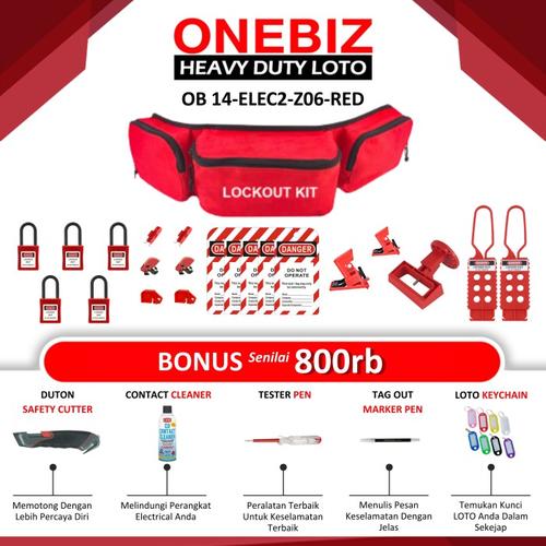 Jual Lockout Tagout Kit Electrical Loto Safety Padlock Set LOTO Set ...