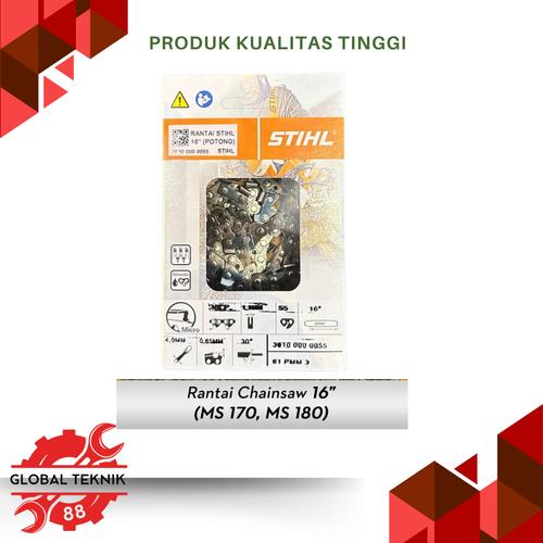 Jual Rantai Mata Gergaji Potong MS-180 STIHL - Sparepart Mesin Chainsaw - Kota Pekalongan ...