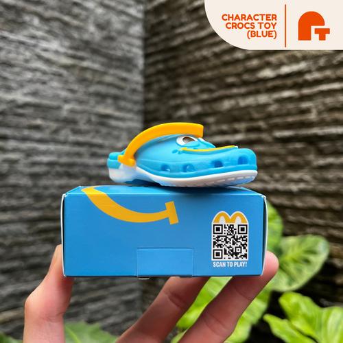 Jual Happy Meal McDonald's x Crocs Mcd (Character Crocs Toy Blue ...