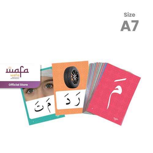 Jual Flash Card Wafa Kecil A7 - Kartu Peraga Huruf Hijaiyah - Mainan ...