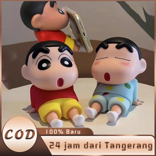Jual Stand Holder Hp Crayon Shinchan Penyangga Hp Shinchan Figure ...