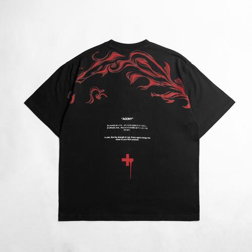 Promo KREMLIN T-Shirt Oversized Relaxed Fit Black HD - Agony - M - Kota ...