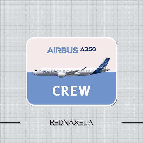 Jual Stiker Vinyl Airbus A350 Card Model Crew Sign Sticker - Kab. Bogor ...