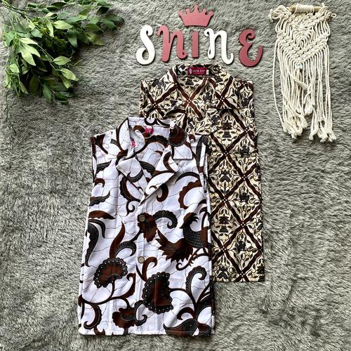 Jual Shine Outer Batik Anak Juandra Sogan Motif Beragam Berkancing ...