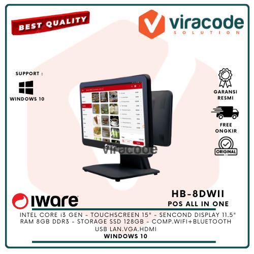 Promo Mesin kasir PC POS Dual Monitor All in One Intel Core i3 ...