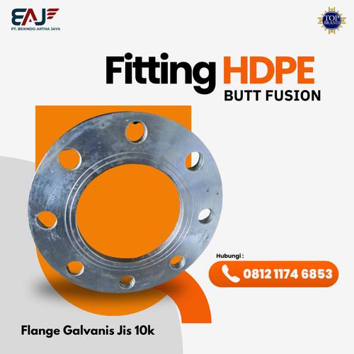 Jual Fitting Butt Fusion Flange Galvanis / Backing Ring Flange JIS 10K ...