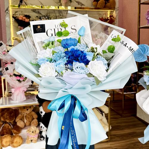 Jual Buket Bunga Kado Ulang Tahun Kado Romantis Flower Bouqet - Pink ...