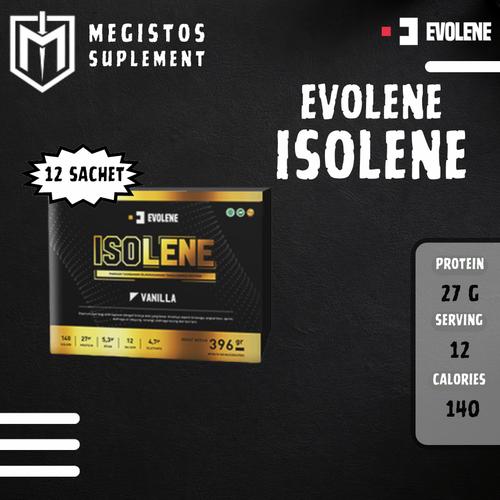 Jual ISOLENE WHEY ISOLATE PROTEIN EVOLENE 396 GR 12 SACHET - COKLAT ...