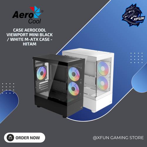 Jual Case Aerocool Viewport Mini Black / White M-Atx Case - Hitam ...
