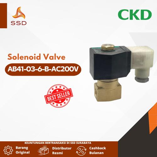 Jual CKD Solenoid Valve AB41 Series Type AB41-03-6-B-AC200V - Kab. Sidoarjo - SSD Surabaya ...