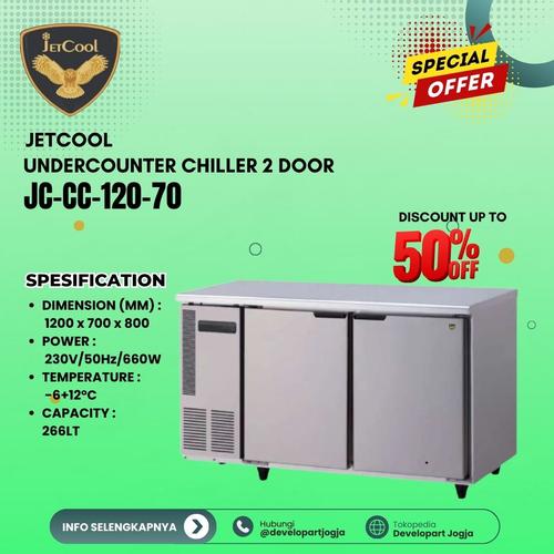 Jual Jetcool undercounter chiller 2 DOORS REFRIGERATOR JC-CC-120-70 - Kab. Sleman - Developart ...