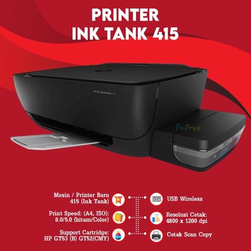 Promo HP Ink Tank Printer 415 Print Scan Copy WiFi All-in-One Wireless ...