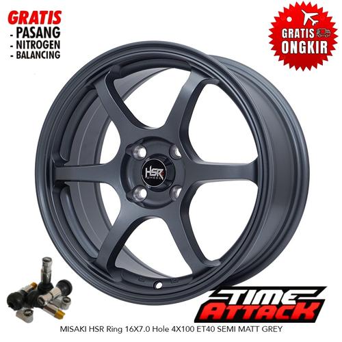 Jual Velg Mobil Honda City HSR Misaki Ring 16 Lebar 7 Lobang 4x100 Di ...
