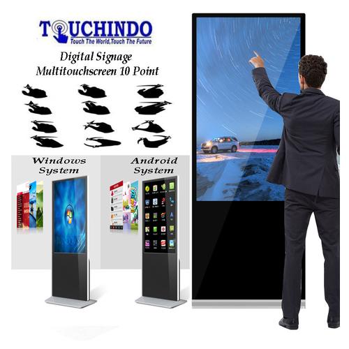 Promo Digital Signage Windows / Android Touchscreen 55 inch ...