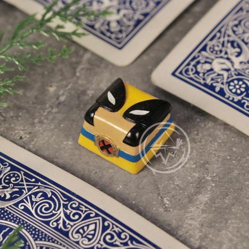 Jual Wolverine artisan keycaps hugh jackman marvel keycaps superhero ...