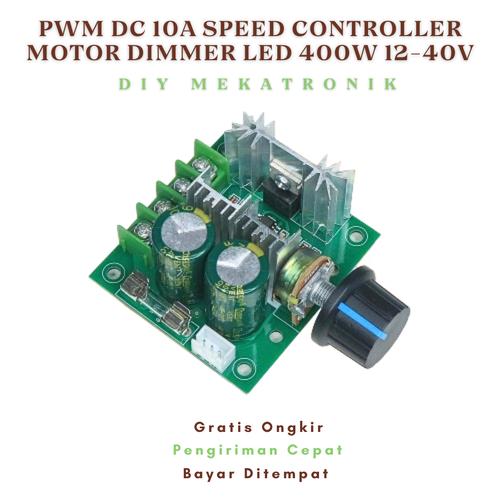 Jual PWM DC 10A Strong Speed Control Motor DC LED Dimmer 400W 12V-40V - Kota Bandung - DIY ...