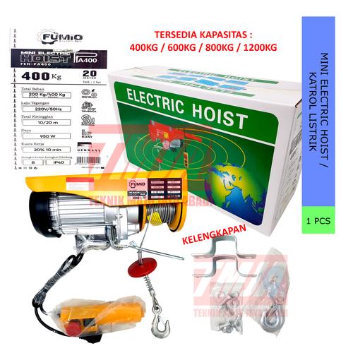 Jual FUMIO Mini Electric Hoist Takel Katrol Listrik 400Kg 600Kg 800Kg ...