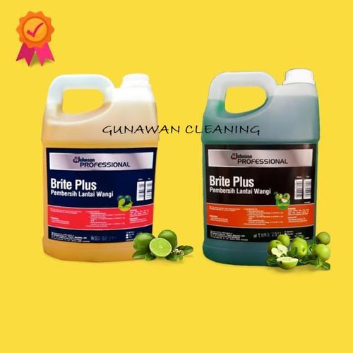 Jual Brite Plus Johnson Pembersih Lantai Wangi 4L - Apel - Jakarta ...